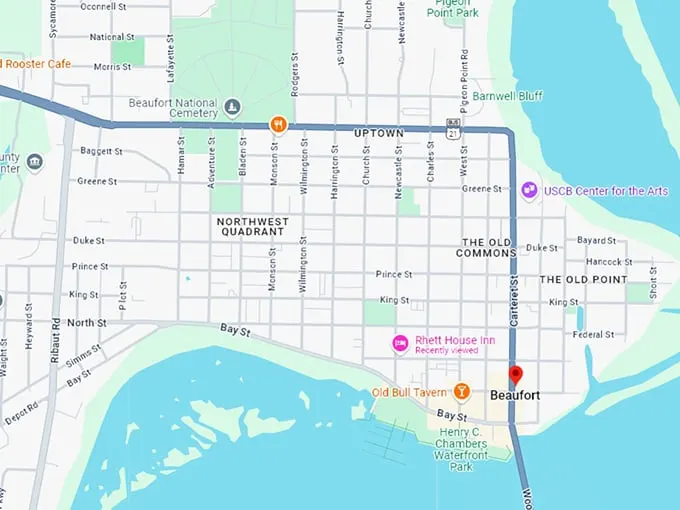 16 beaufort map