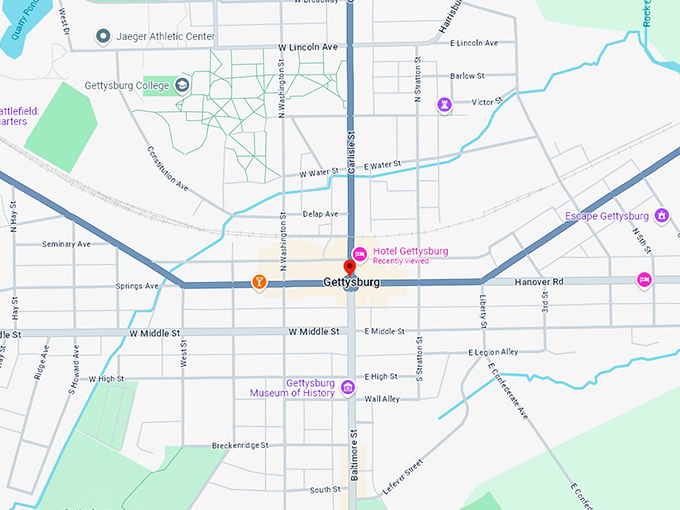 16 gettysburg map