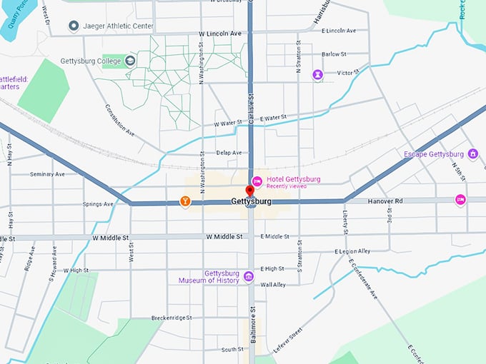 16 gettysburg map