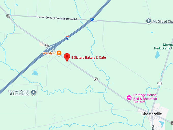16. 8 sisters bakery & cafe map