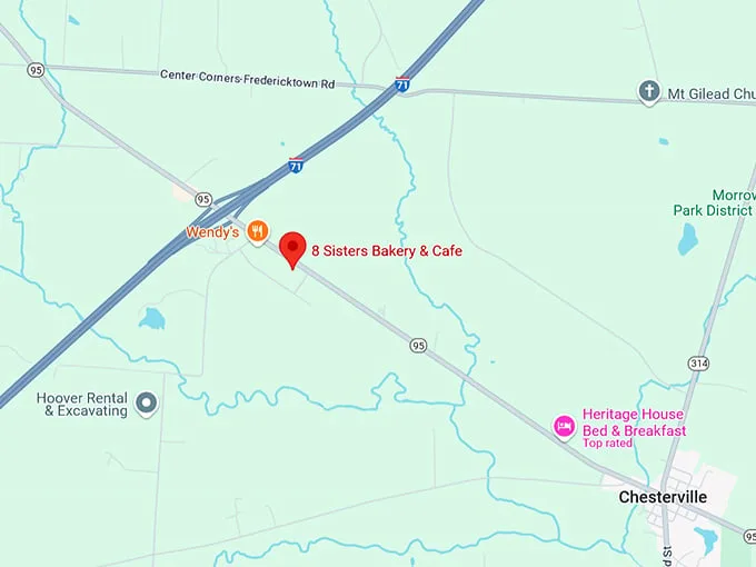 16. 8 sisters bakery & cafe map