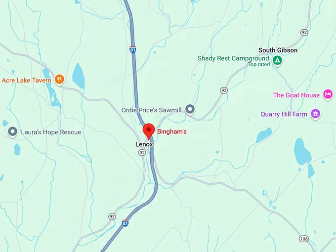 16. bingham's map
