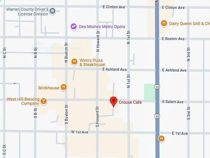 16. crouse cafe map