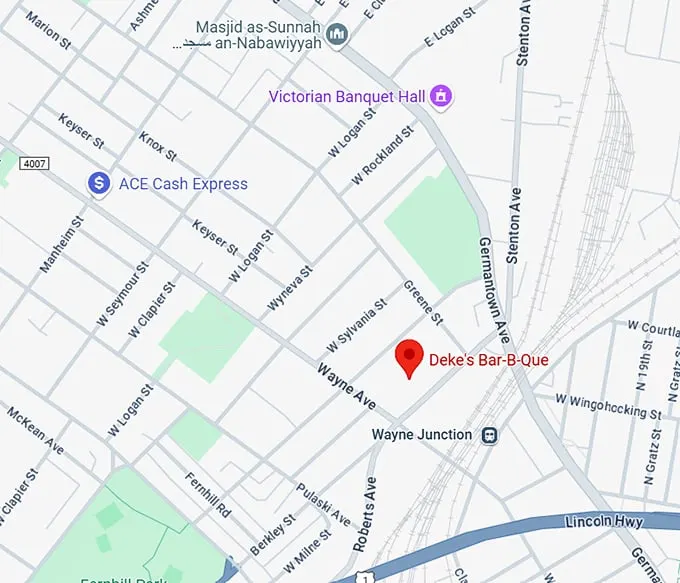 16. deke’s garage roadhouse map