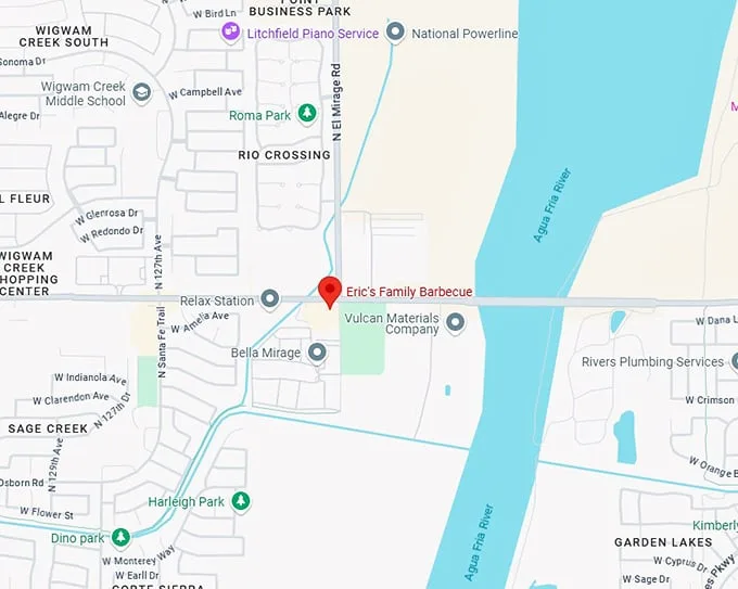 16. eric's family barbecue map