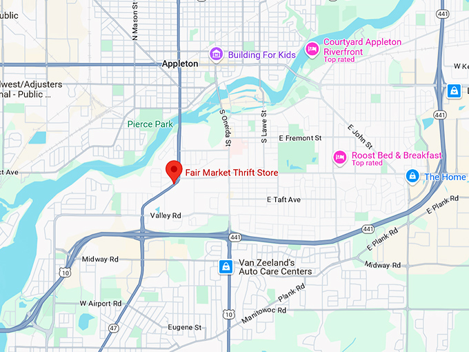 16. fair market thrift store map