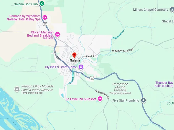 16. galena map
