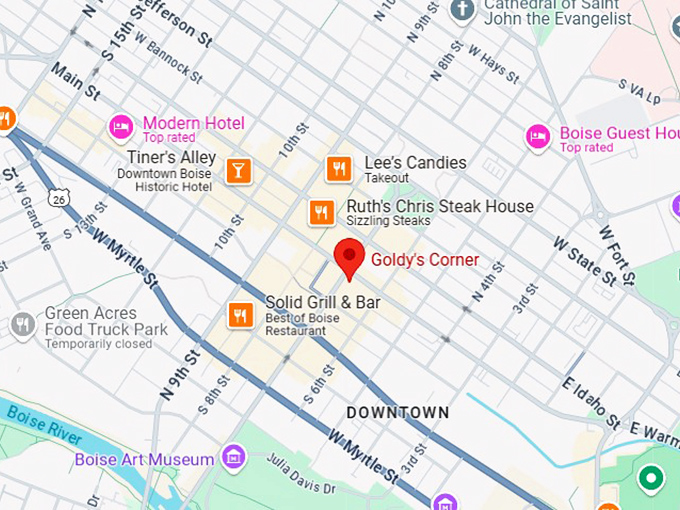 16. goldy's corner map