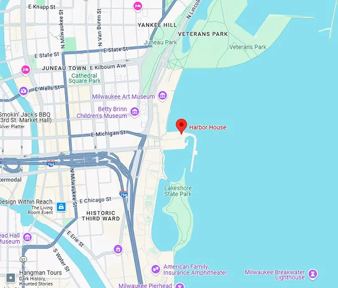 16. harbor house map
