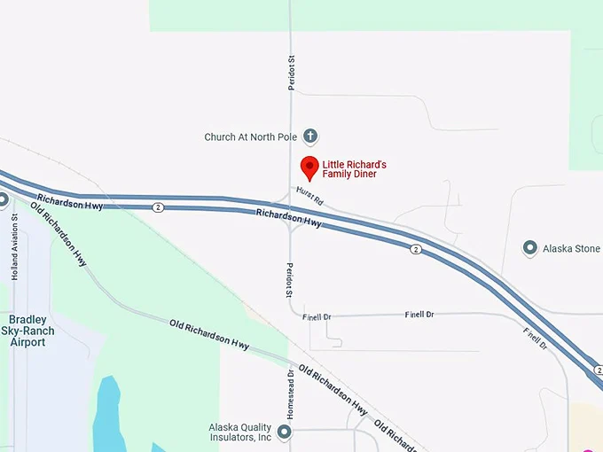16. little richard's family diner map
