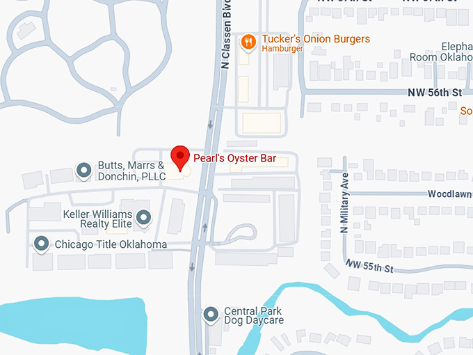 16. pearl's oyster bar map