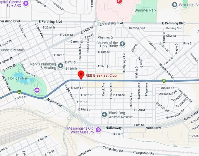 16. r&b breakfast club map
