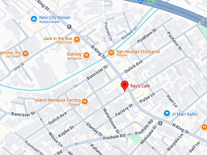 16. ray's cafe map
