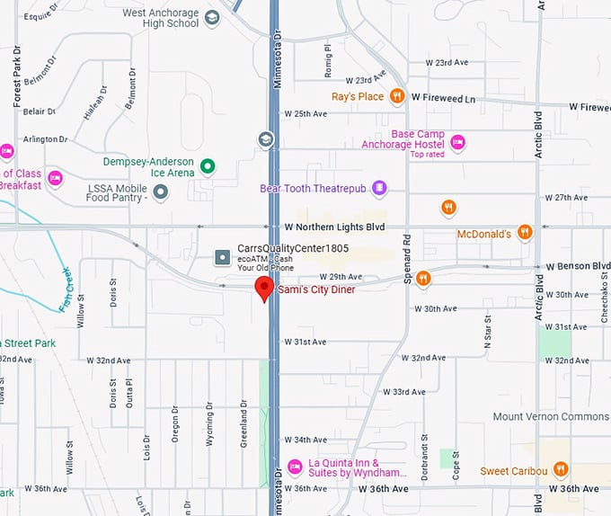 16. sami's city diner map