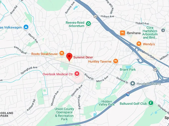 16. summit diner map