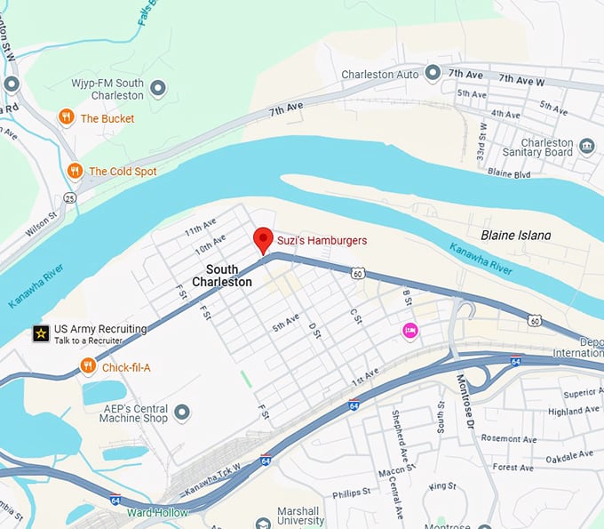 16. suzi's hamburgers map