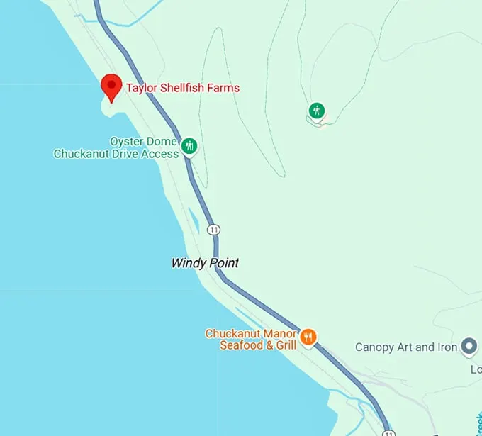 16. taylor shellfish farms map