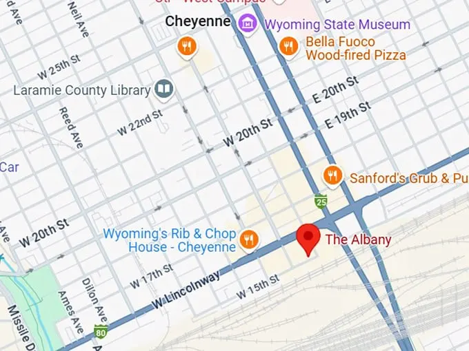 16. the albany map