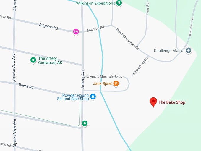 16. the bake shop map