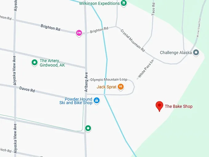 16. the bake shop map