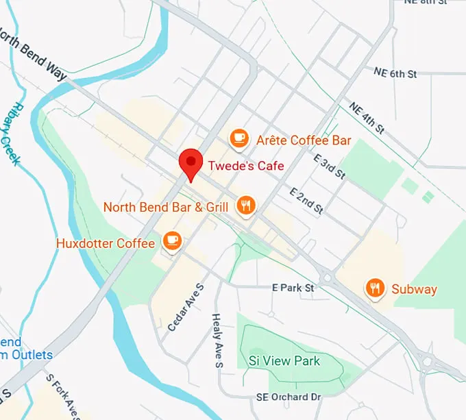 16. twede's cafe map
