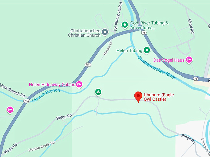 16. uhuburg (eagle owl castle) map