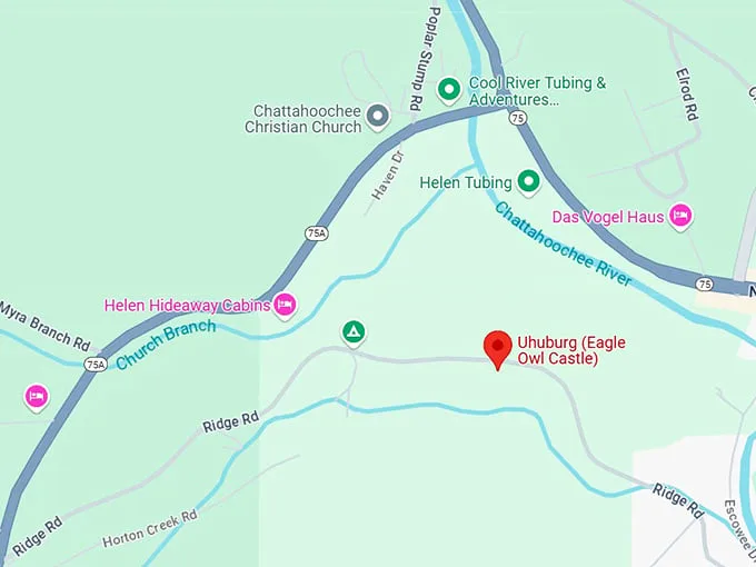 16. uhuburg (eagle owl castle) map