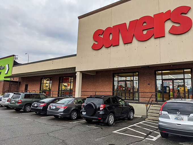 "Savers: Where your wallet breathes a sigh of relief. This thrift store giant is like a department store's cooler, budget-friendly cousin."