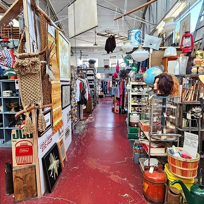 Step into a wonderland of yesteryear. This aisle is like walking through your grandparents' attic – if your grandparents collected everything cool.