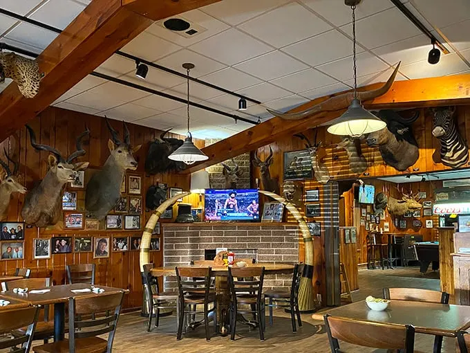 Step inside and prepare for a safari of the senses. It's like Noah's Ark met a steakhouse and decided to settle down in Nebraska.