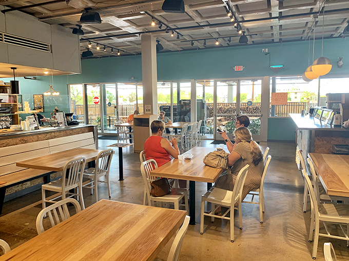 Step into BBQ paradise! The airy, inviting interior of Little Miss BBQ-Sunnyslope promises a feast for all your senses.