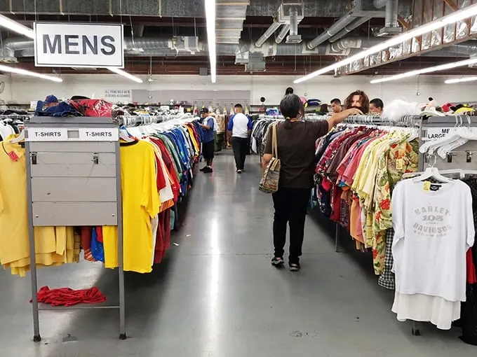 Treasure hunters unite! This sea of shirts is where fashion goes for its second act. Who knows, you might find your next red-carpet look!