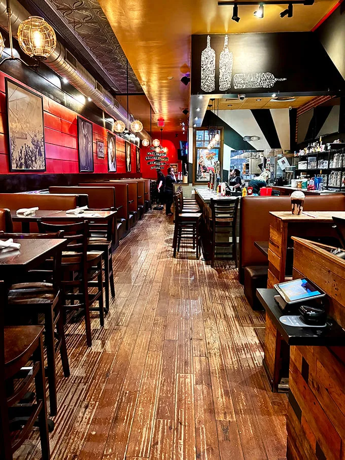 Step into a burger lover's dream, where the décor is as eclectic as the menu. It's like a sports bar and a mad scientist's lab had a delicious baby.