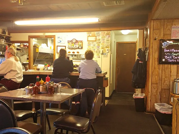 Step inside and travel back in time! Judy's interior is like your favorite aunt's kitchen, if your aunt could feed an entire town.