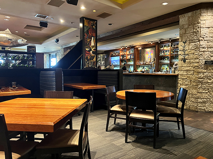 Step inside and let the nautical vibes wash over you. Pearl's interior is a perfect blend of cozy and classy.