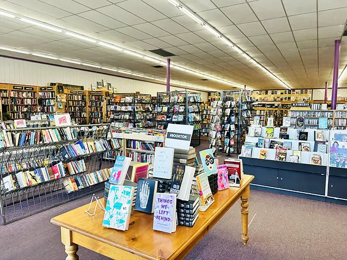 Welcome to the labyrinth of literature! Shelves stretch as far as the eye can see, promising adventures in every aisle.