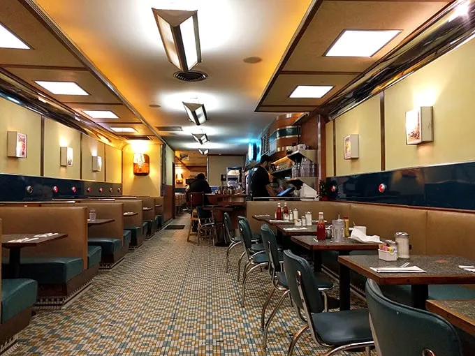 Slide into a booth and feel the decades melt away. This isn't just dining; it's time travel with a side of nostalgia and extra chrome.