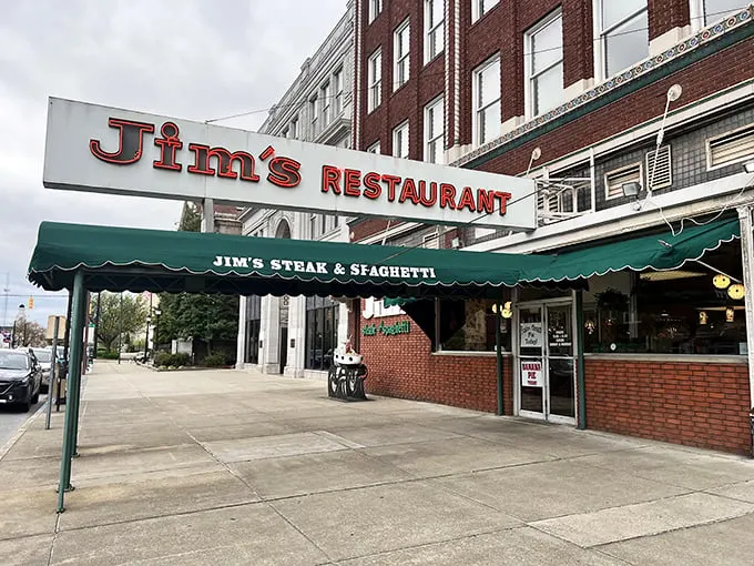 Jim's Steak & Spaghetti House: A time capsule of flavor! This Huntington landmark screams "classic American diner" louder than a jukebox.