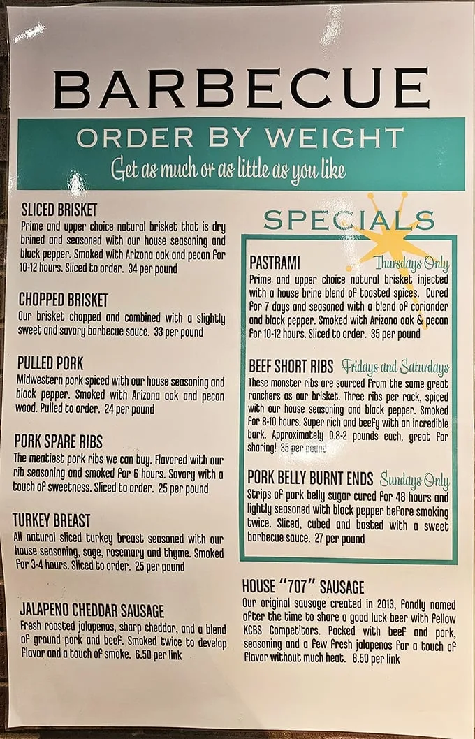 Decisions, decisions! This menu is like a roadmap to flavor town, with each option more tempting than the last.