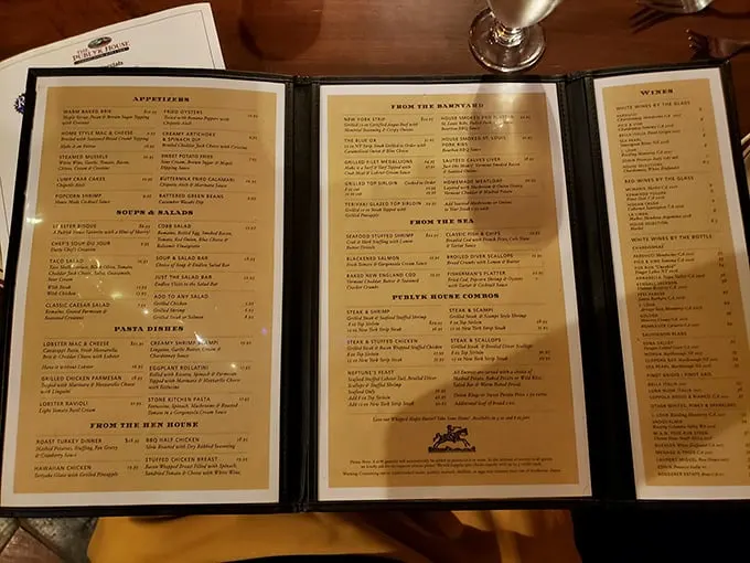 Decisions, decisions! This menu is a choose-your-own-adventure novel where every ending is delicious.