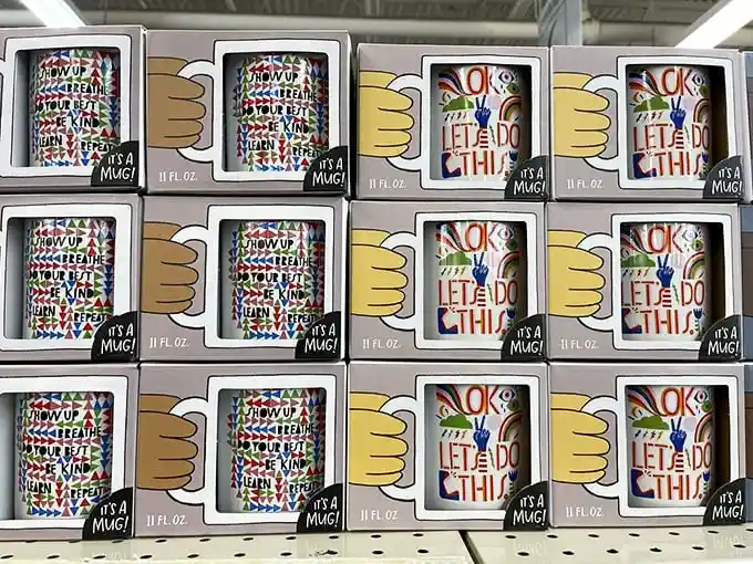 Mug life, indeed! These colorful cups are ready to caffeinate your mornings with a splash of motivation and a dash of whimsy.