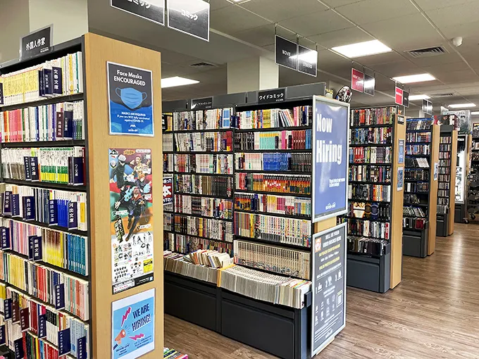 Behold the endless sea of stories! If these shelves could talk, they'd probably ask you to keep it down – this is a library, after all.