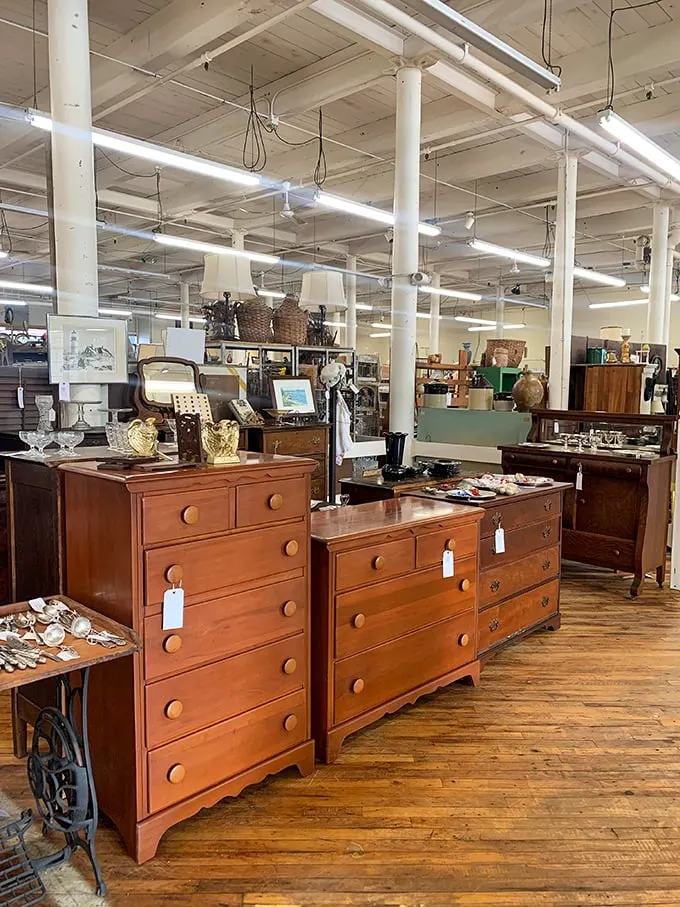 Dresser or time capsule? These wooden beauties have seen more outfit changes than a Broadway musical.