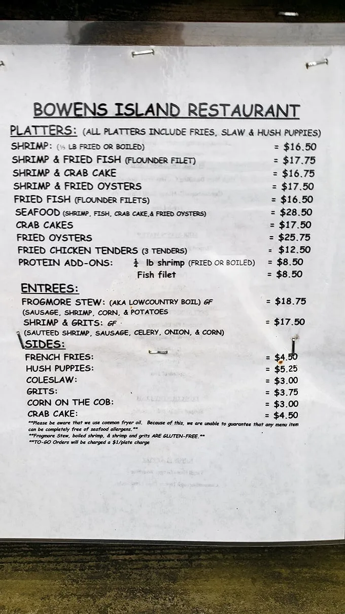 A menu that reads like a love letter to the sea. Simple, straightforward, and utterly mouthwatering.