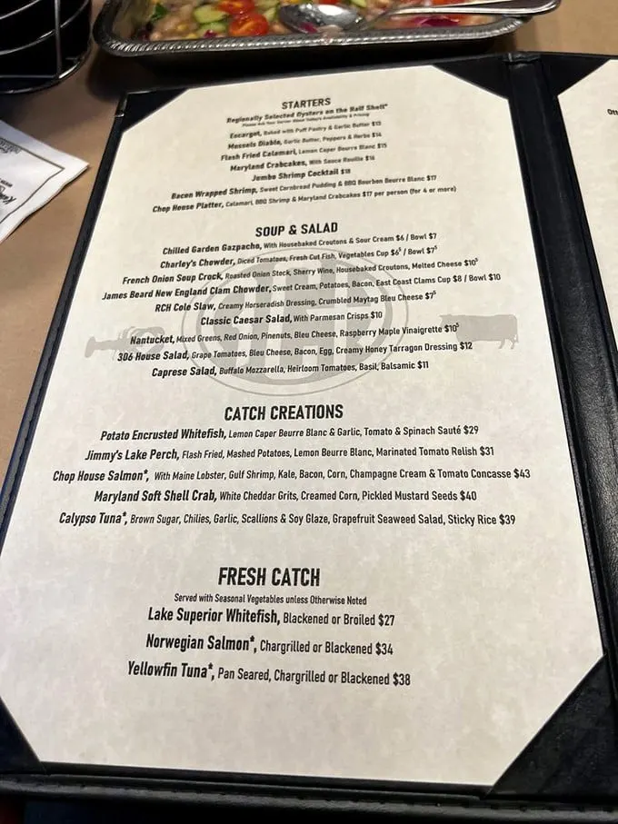 Decisions, decisions! This menu is a treasure map of oceanic delights. Pro tip: Close your eyes and point – you can't go wrong.