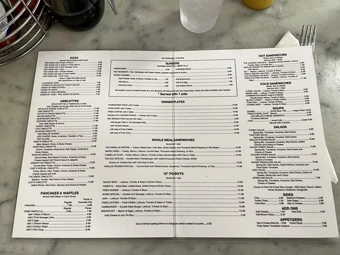 Menu madness! With so many mouthwatering options, you'll need a PhD in Deliciousness to make a decision.