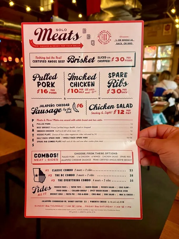 This menu isn't just a list of options—it's a roadmap to happiness. At these prices, your wallet might actually thank you for your gluttony.