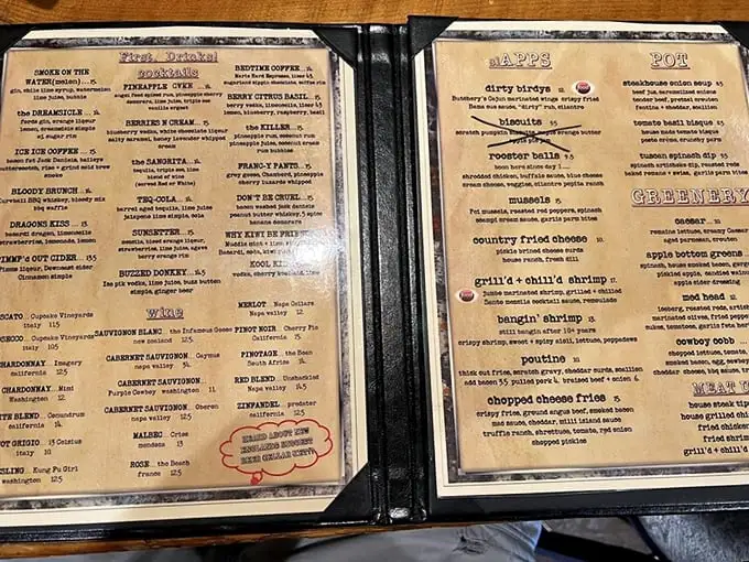 This isn't just a menu—it's a roadmap to happiness, with each description promising flavor journeys worth canceling other plans for.