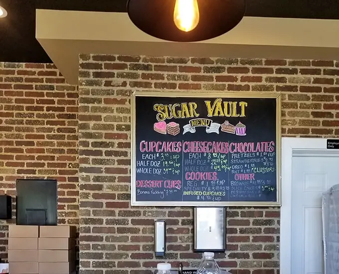 Decisions, decisions! This menu board is like a treasure map for your taste buds. X marks the spot for deliciousness!