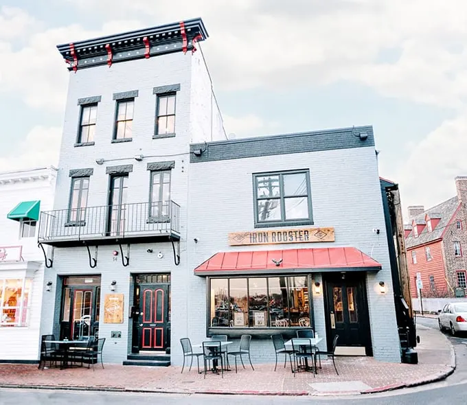 Roosters rule the roost at this charming corner café. A slice of small-town Americana served with a side of cozy conversation.